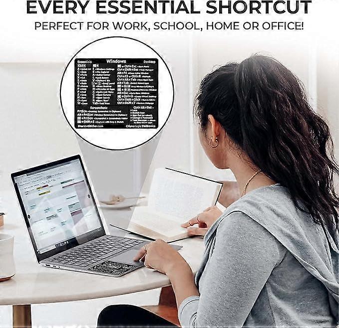 Windows PC Reference Keyboard Shortcut Vinyl Sticker, Laminated, no ...