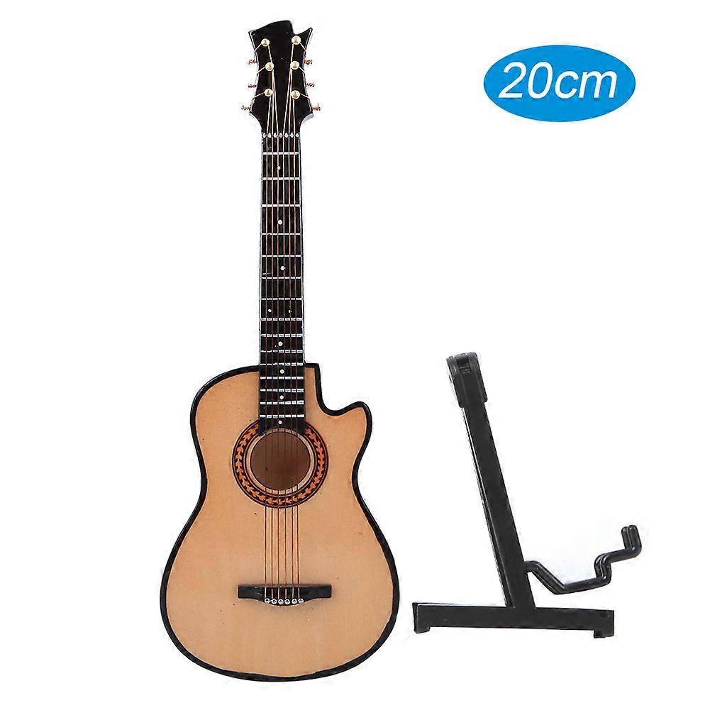 Miniature Acoustic Classical Guitar Model Mini Wooden Guitar Desktop ...