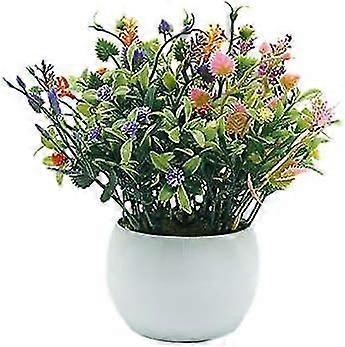 Plastic Flower Pot Table Decoration Potted Plant for Bathroom Table ...