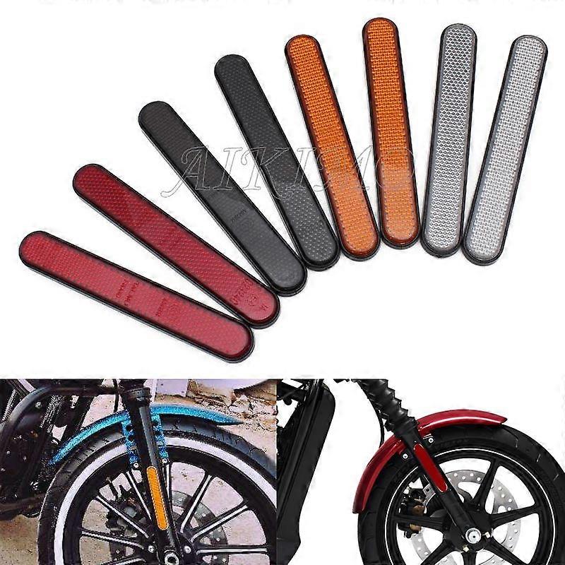 New Motorcycle Front Fork Reflector Sticker Lower Legs Slider Safety ...