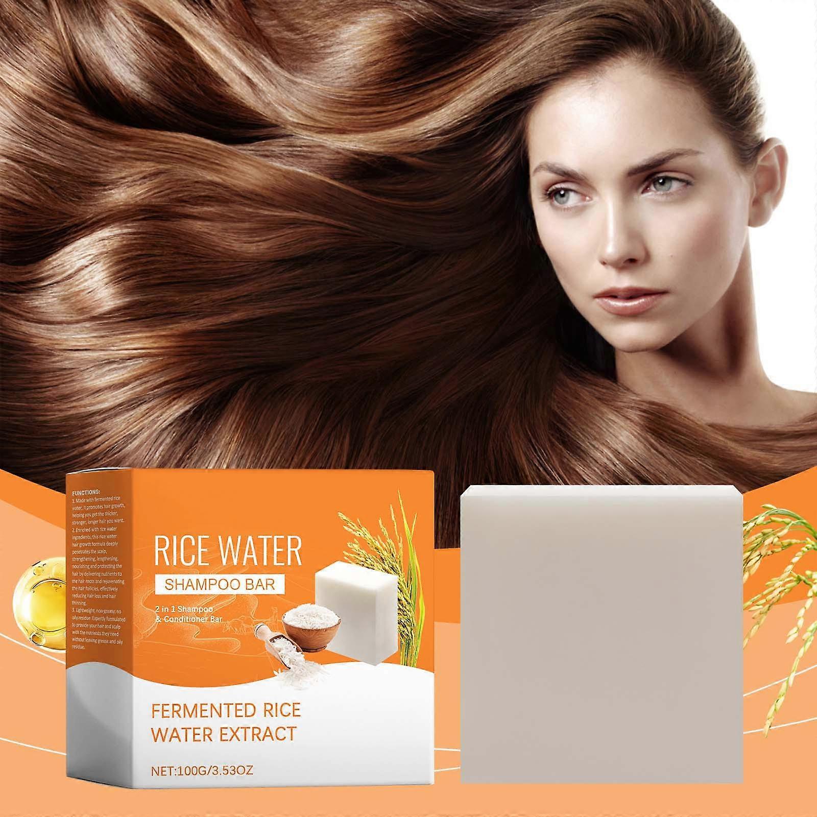 Fermented Rice Water Hair Soap Cleaning And Moisturizing Soap 100G ...