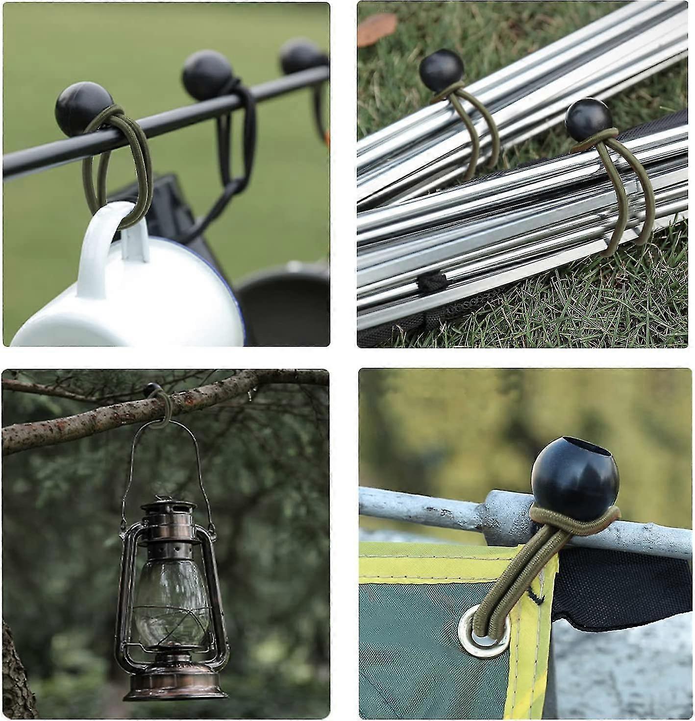 Bungee Cords 25 Pack, Bungee Cord With Balls 6 Inch Elastic String Uv ...