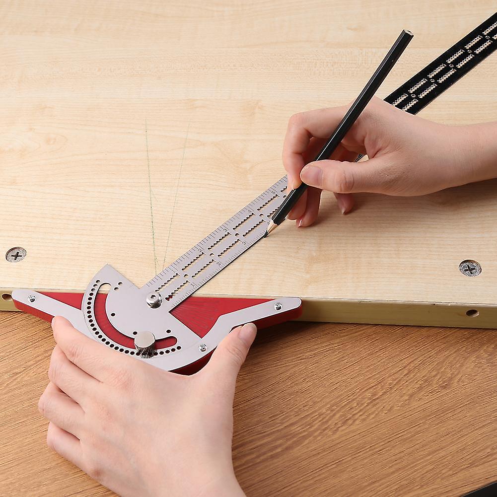 Multifunction woodworkers edge rule inch mm woodworking scriber gauge ...