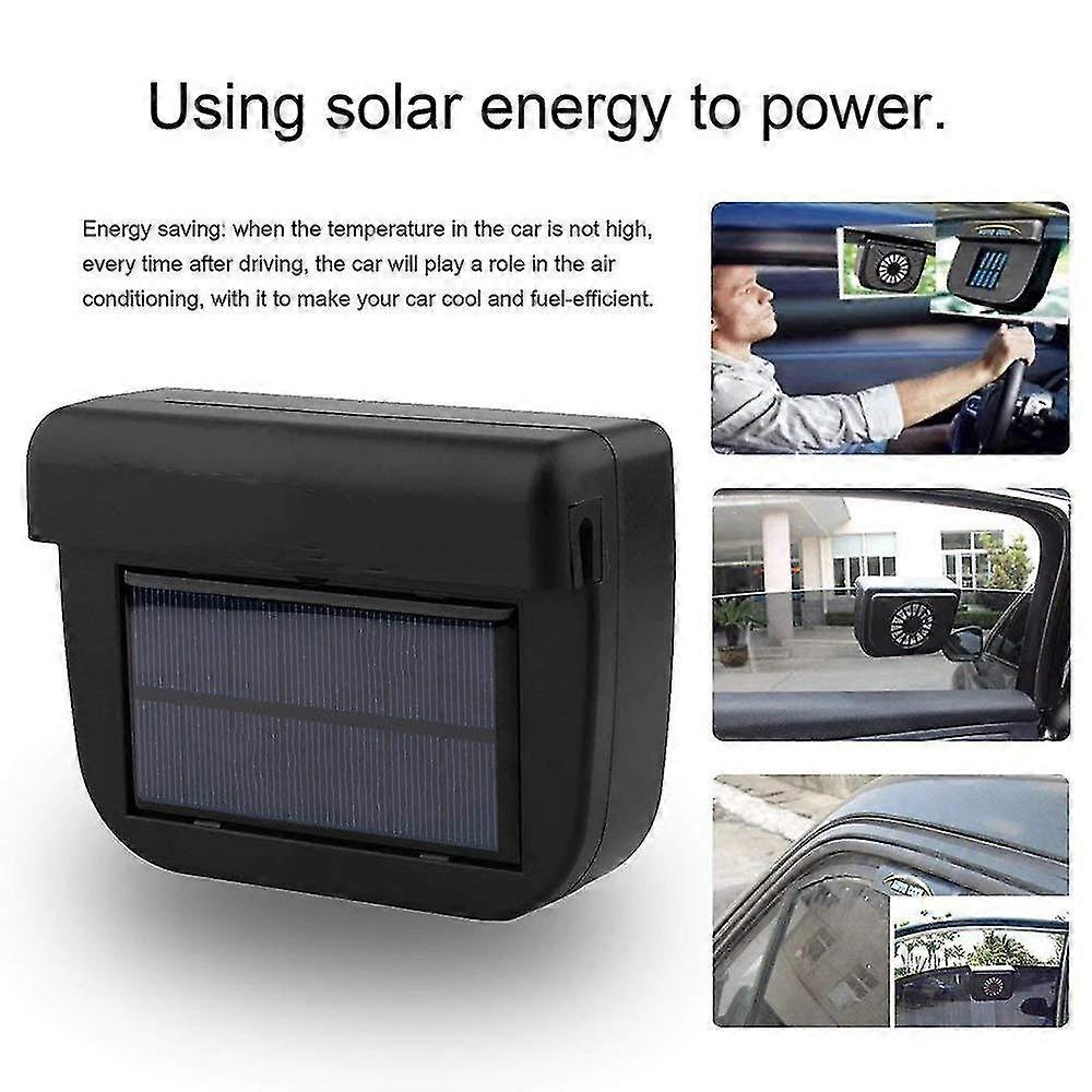 Solar Powered Car Ventilator Window Solar Ventilator Car Exhaust Fan ...