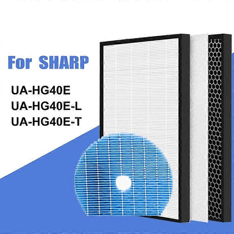 Replacement HEPA Carbon Filter UZ-HD4HF UZ-HG4DF UZ-HG6MF for Sharp Air Purifier UA-HG40E UA ...