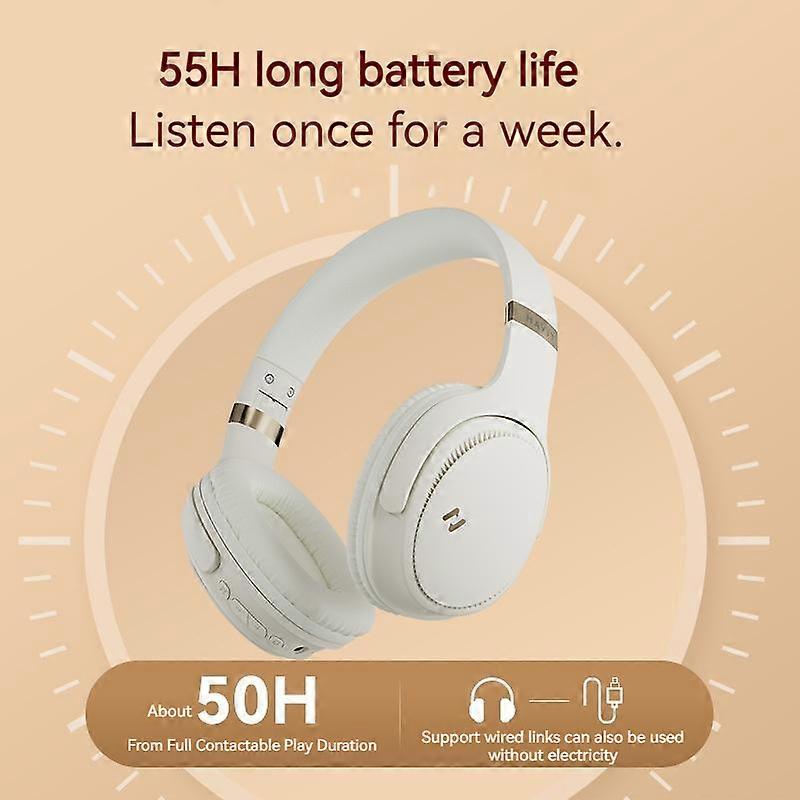Havit H630bt Wireless Bluetooth Headset Tws Earbuds Over-Ear 55h Playtime Foldable Portable ...