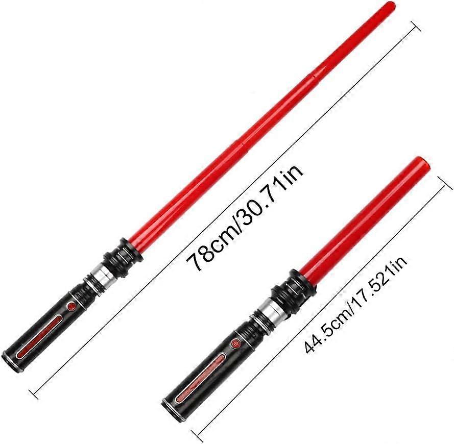 Telescopic Lightsaber - Luminous Music Star Laser Swords Toy | Fruugo UK