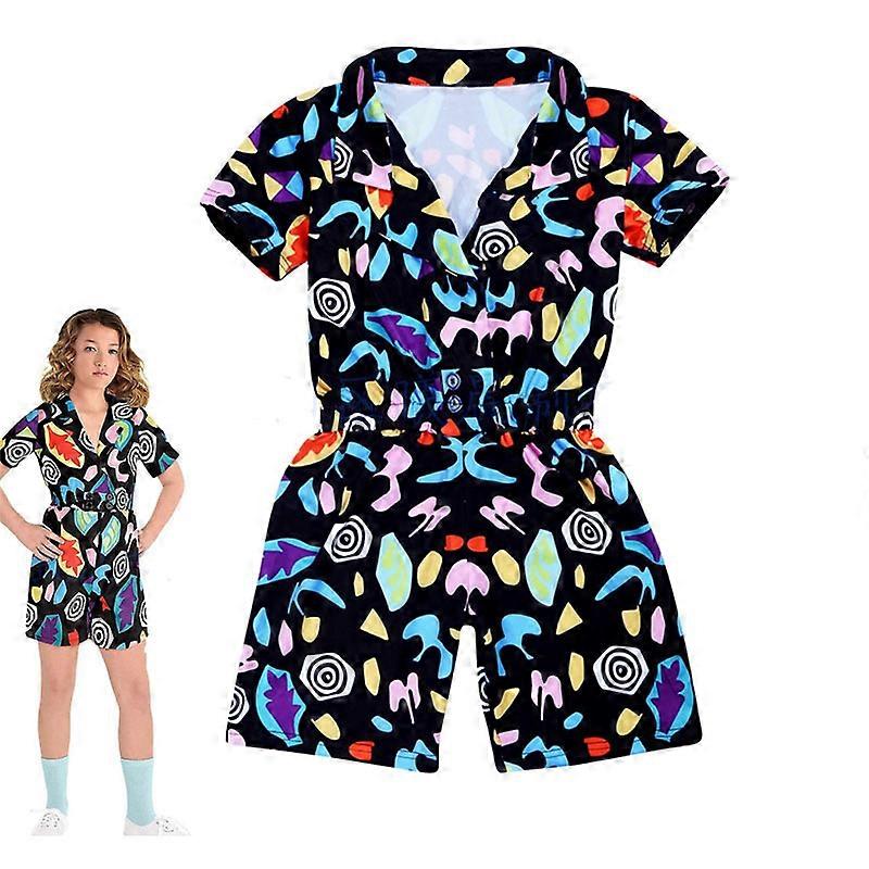 Stranger Things Season 3 Eleven Cosplay Costume Playsuit Shirt Outfit ...