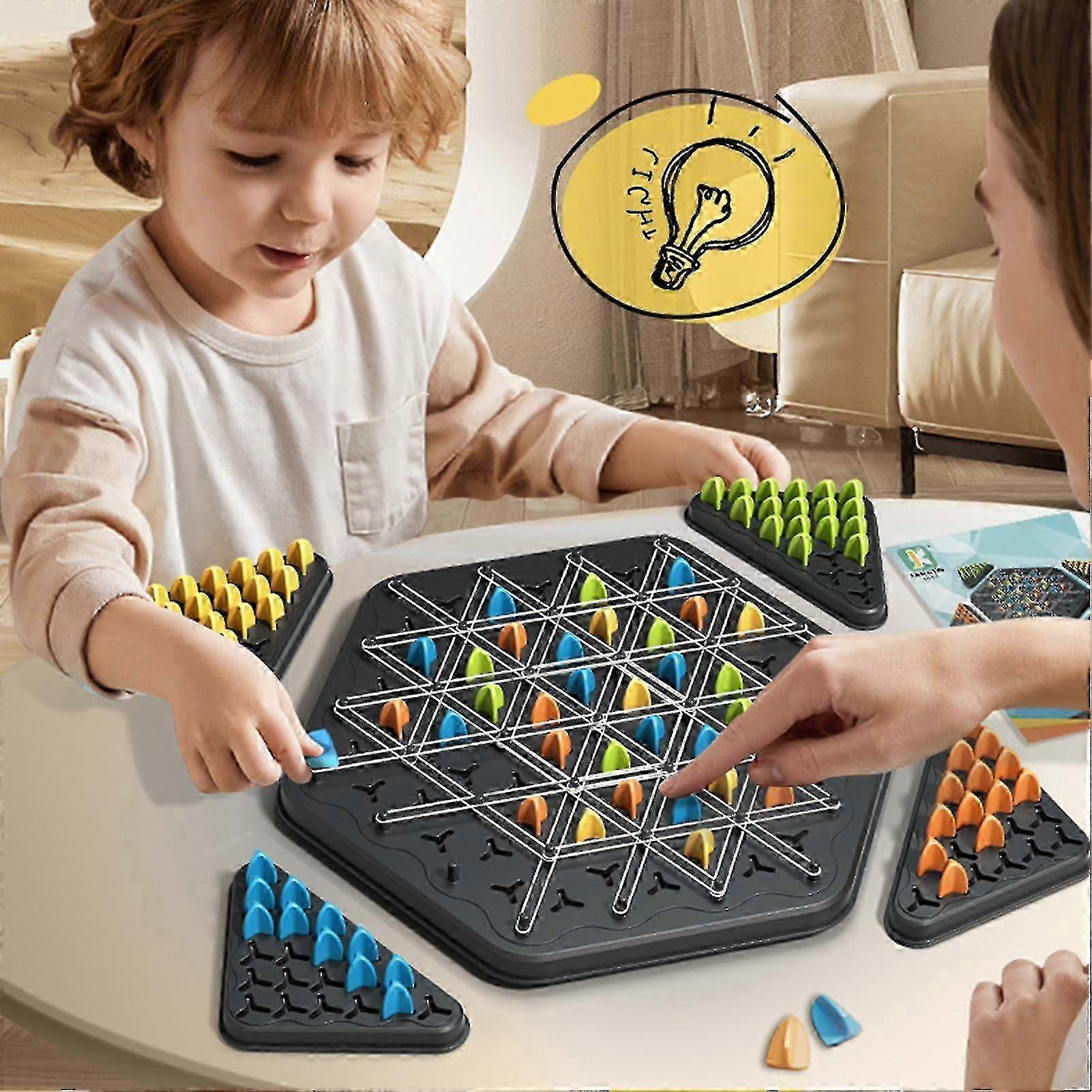 Triggle Rubber Band Game Brain Teaser Board Game Birthday Gift | Fruugo UK