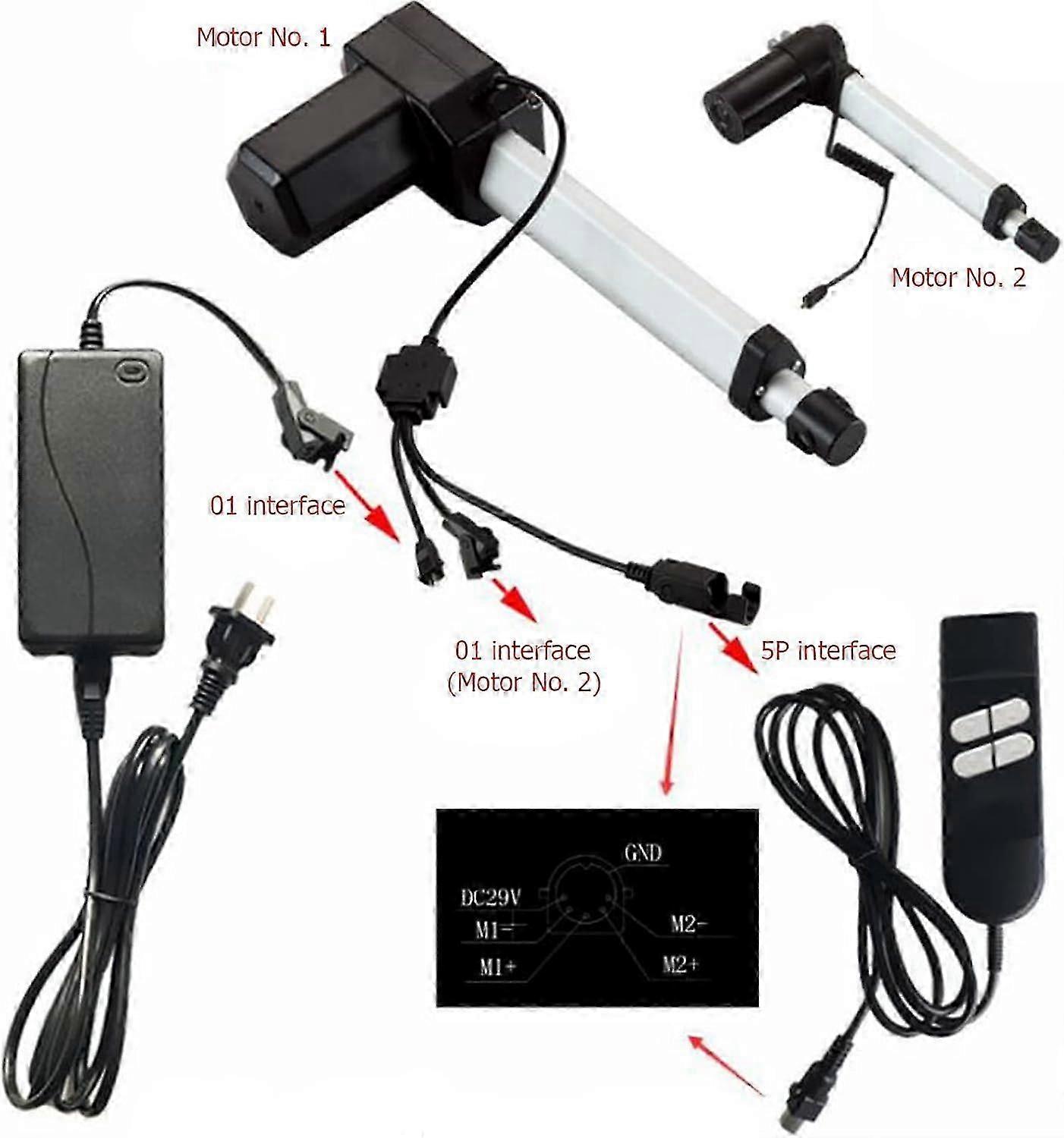 Recliner Chair Hand Control, Electric Remote Control 4 Button Lift ...