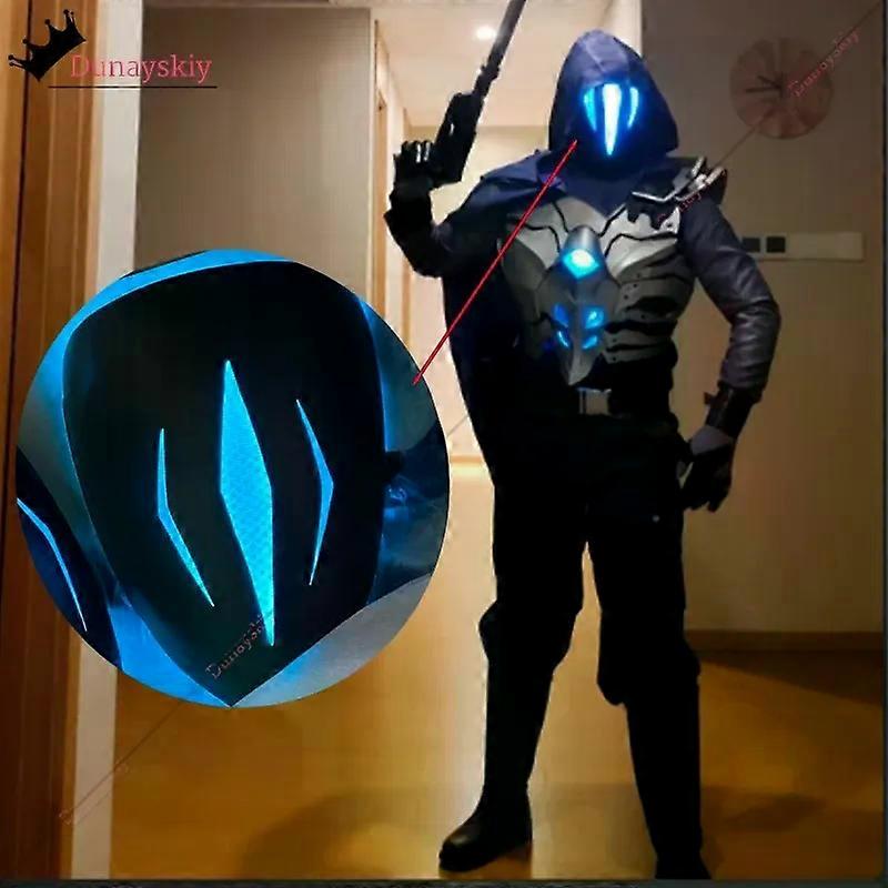 Game Cosplay Omen Role-playing Costume Men Cloak Gloves Combat Uniform ...