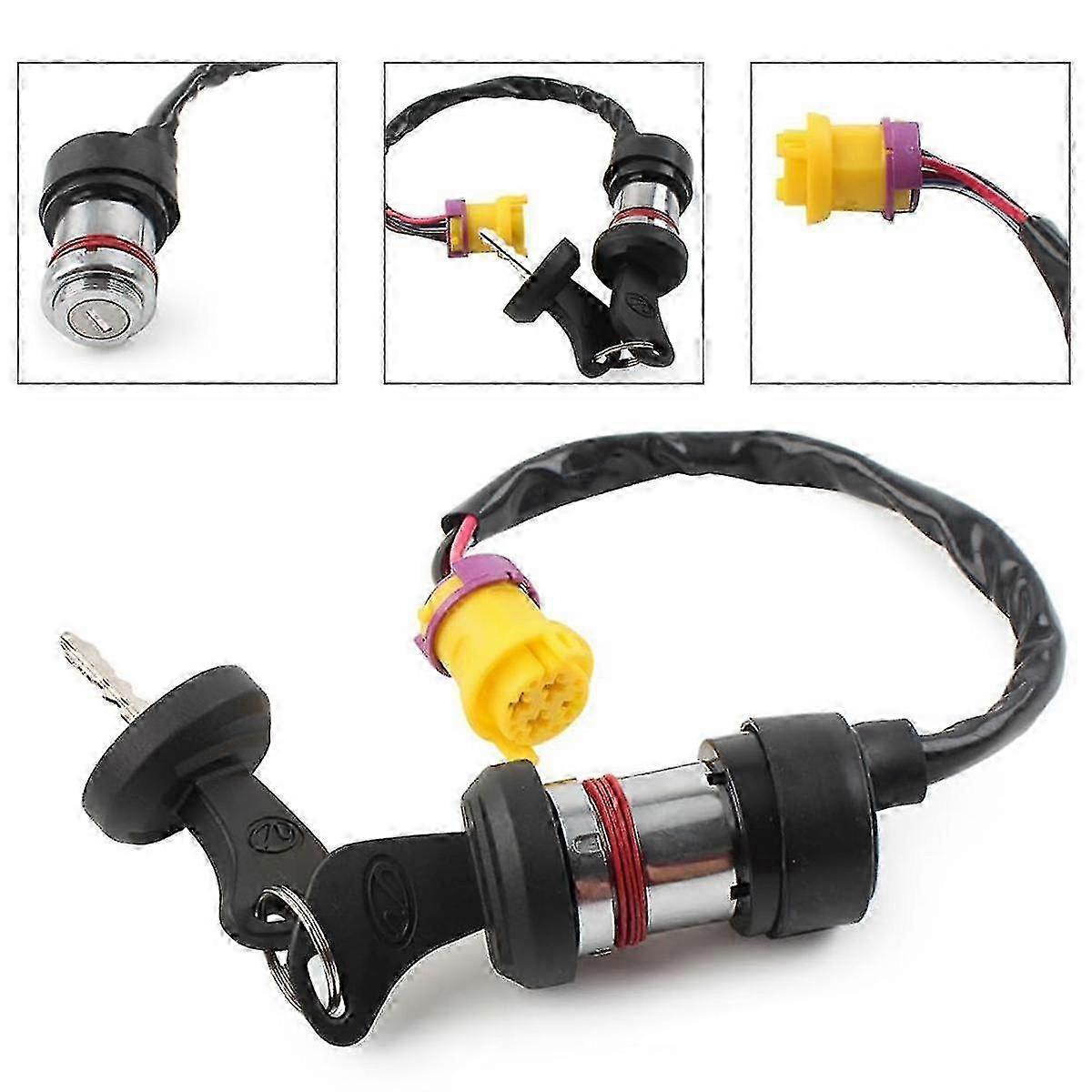 Ignition Key Switch Lock 4 Wire for Linhai 250 250Cc 260 260Cc 300 ...