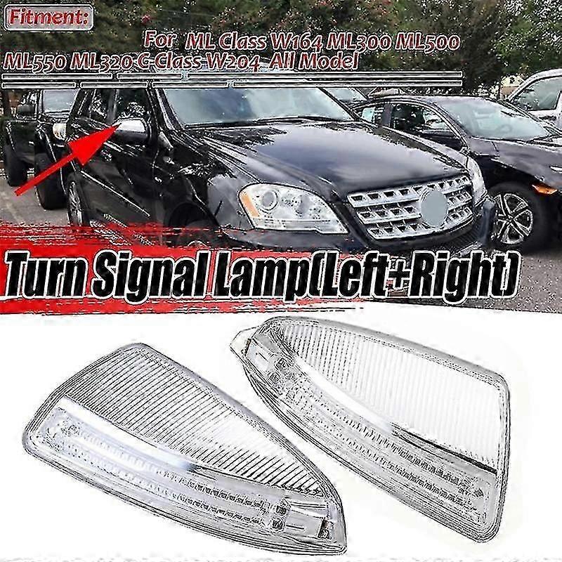Left or Right Side Rearview Mirror Turn Signal Light For Mercedes-Benz W164 W204 W639 ML300 ...