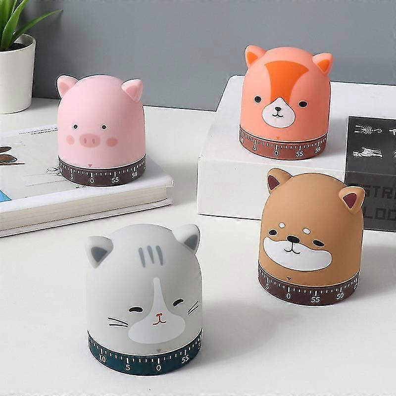 Kitchen Cartoon Mechanical Timer Children Students Do Problems Time ...