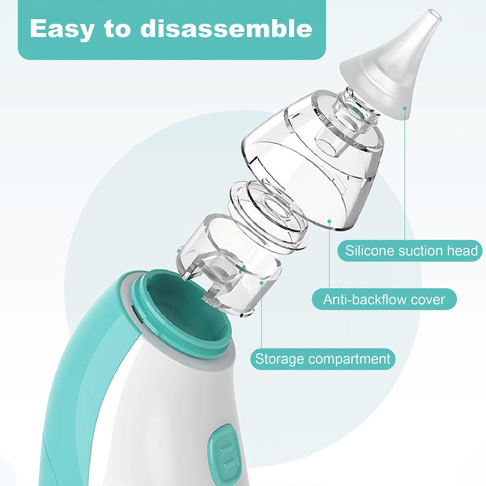 Portable Design Baby Nasal Aspirator, Quiet Operation Nasal Sucker with ...