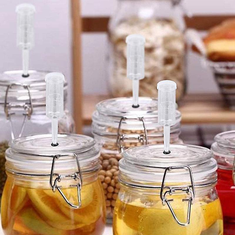Fermentation Lids Airlock Kit With 6stopper, Locks Fermentation Airlock ...