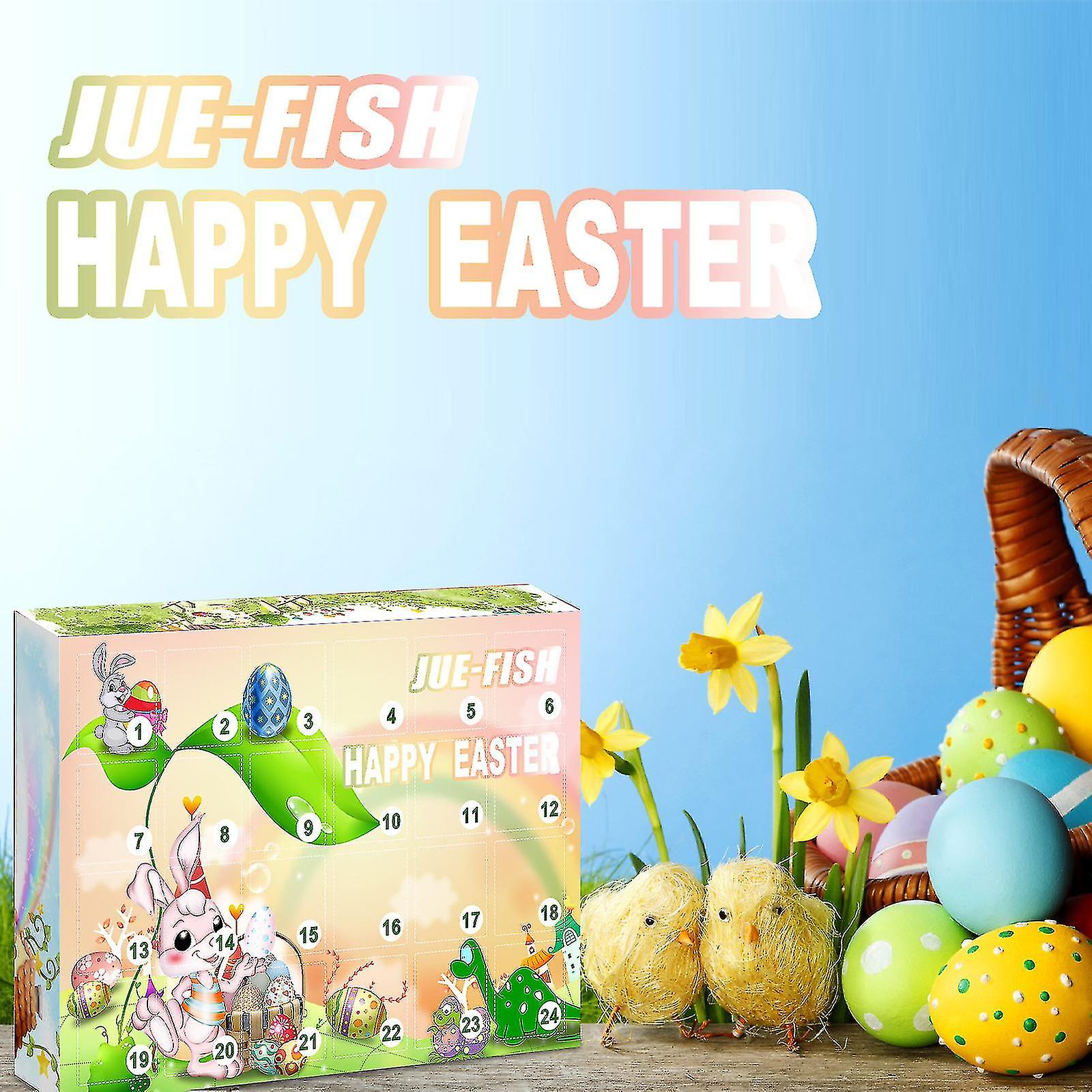 Jue-fisk påsk blind låda 24 dagars kalender Julklappsförpackning ...