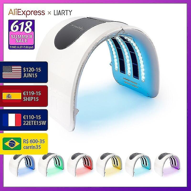 Led Pdt Photon Therapy Facial Mask 6 Colors Facial Therapy | Fruugo UK