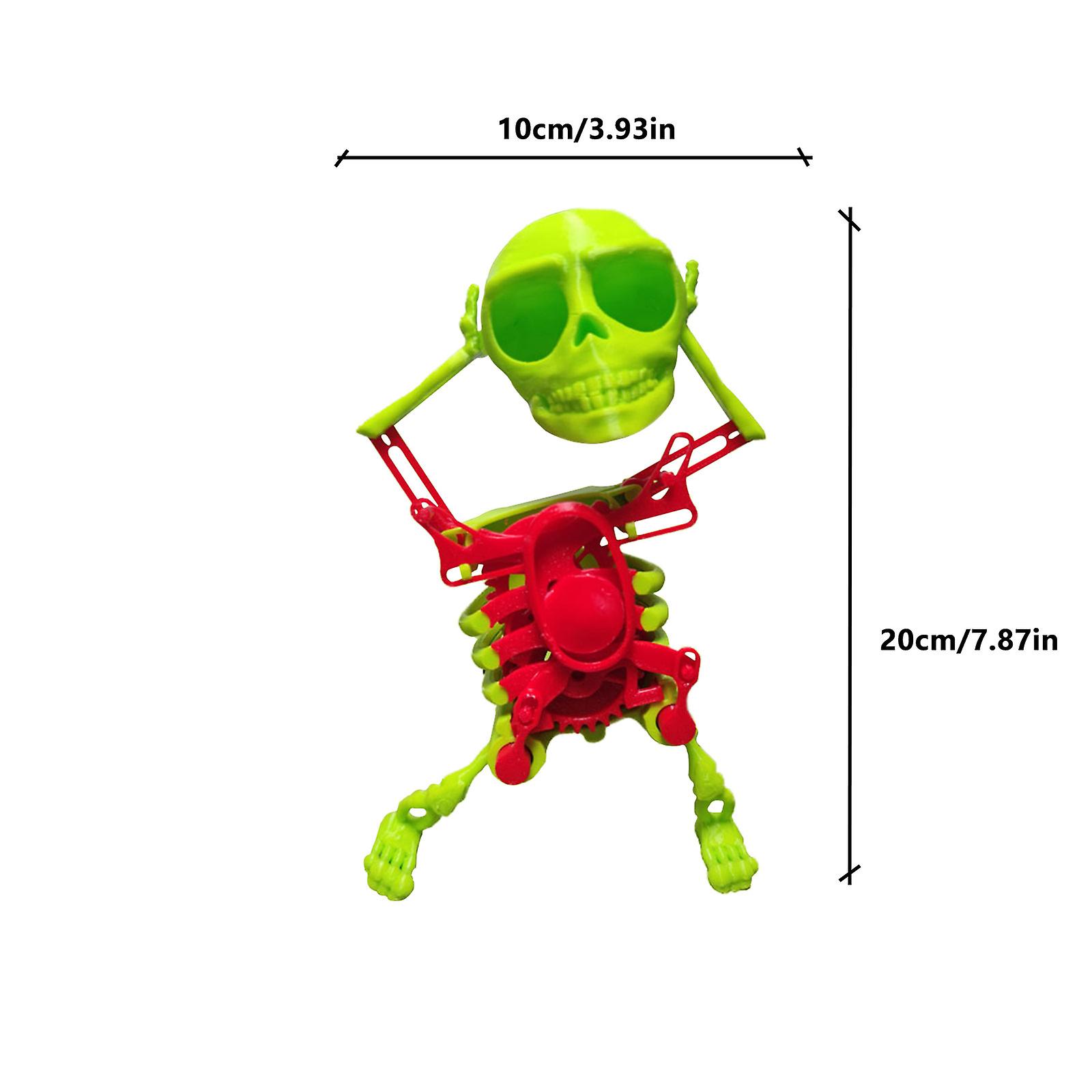 3D printing of dancing pink swaying skeleton skeleton with human ...