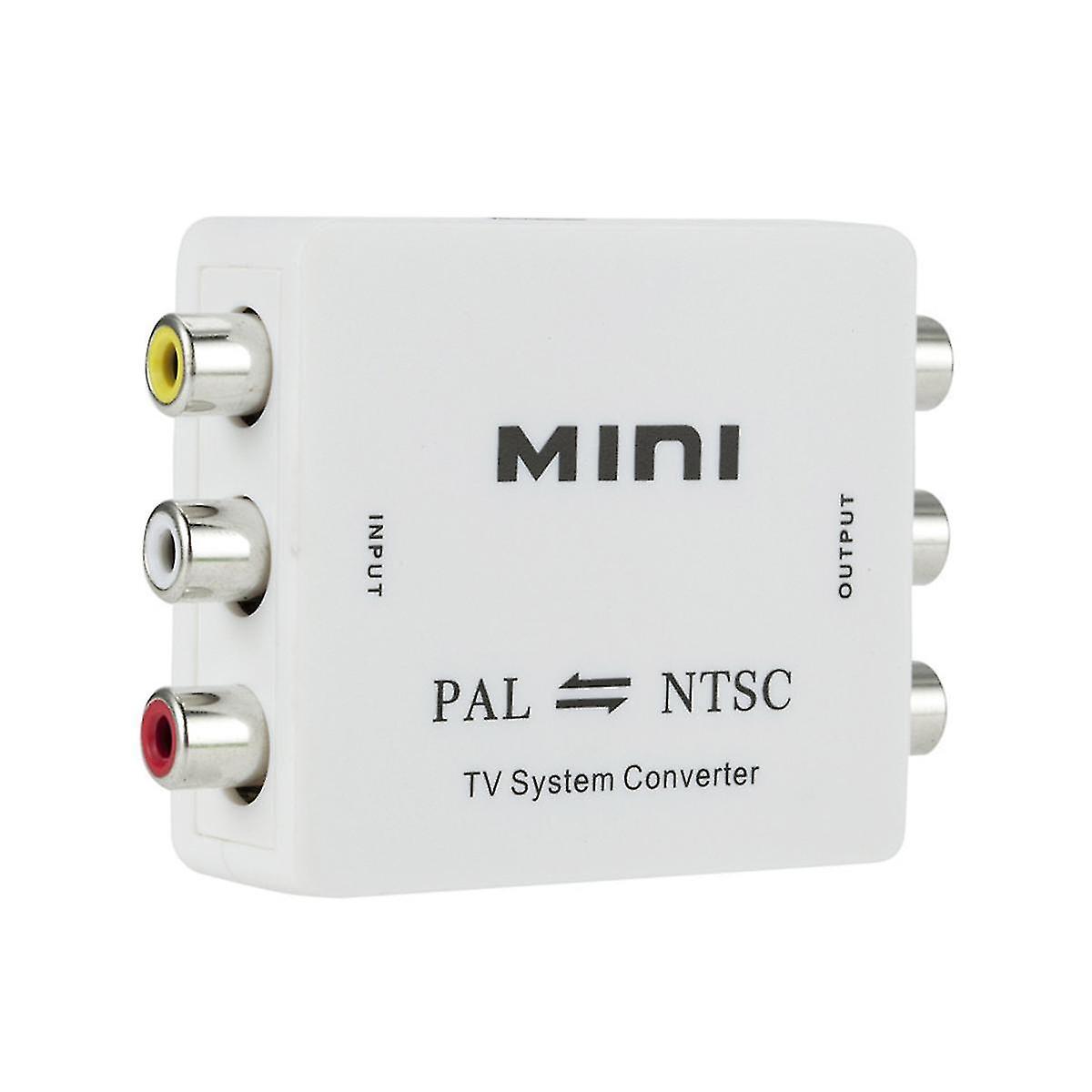 Mini Pal Ntsc Bi-direction Tv System Converter Switcher Pal To Ntsc ...