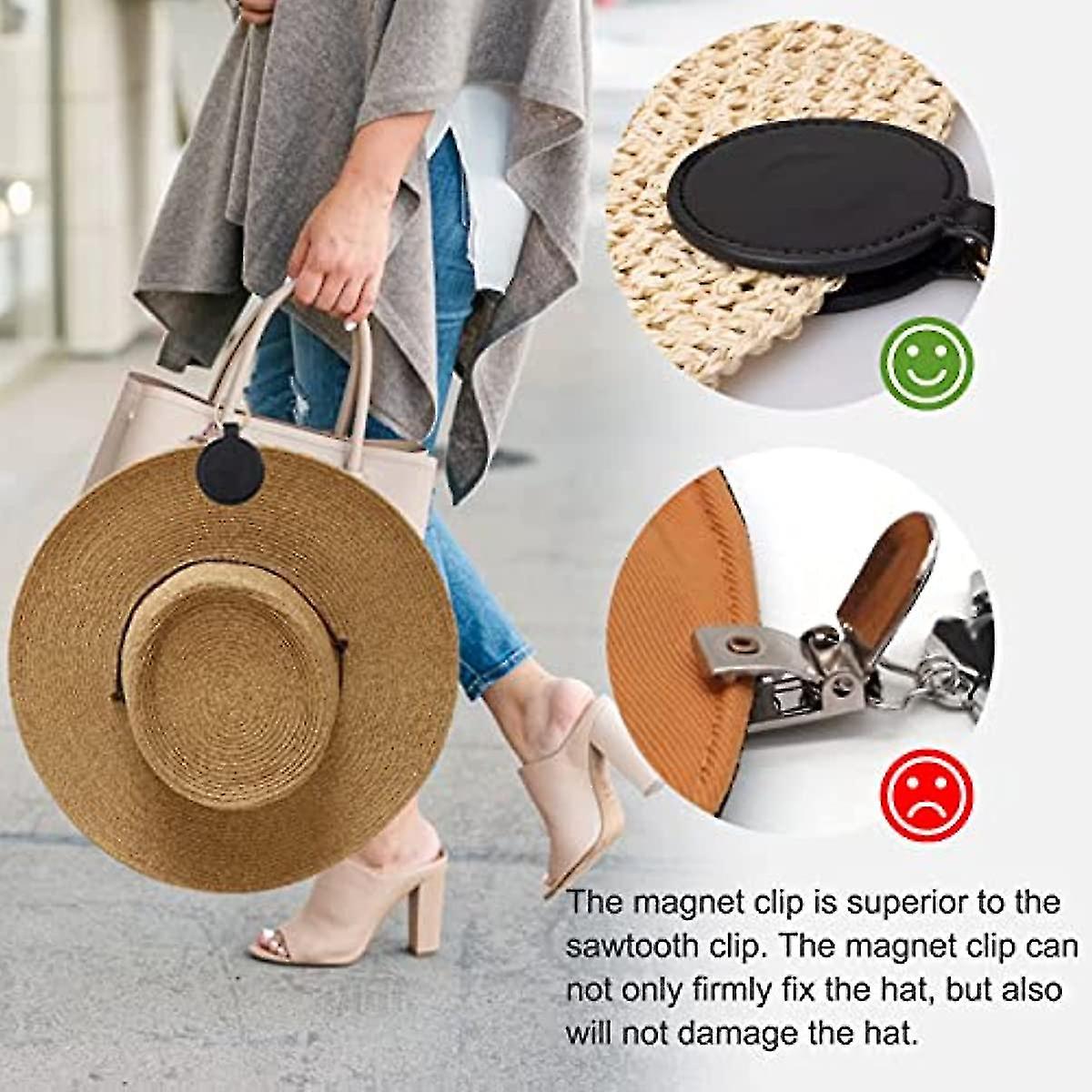 Magnetic Hat Clip For Travel,hat Clips For Luggage,hands Free Bag ...