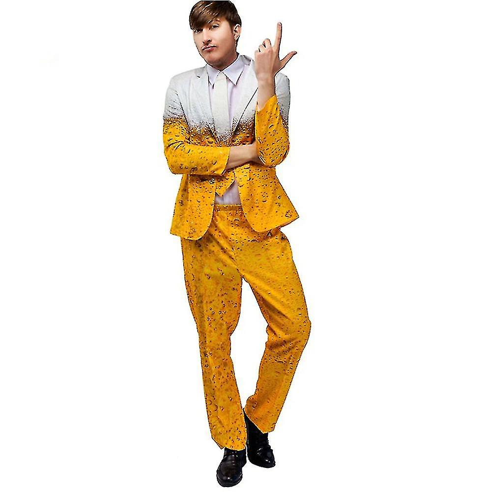 Halloween Beer Clothes Suit For Men Stage Performance Costume Props ...