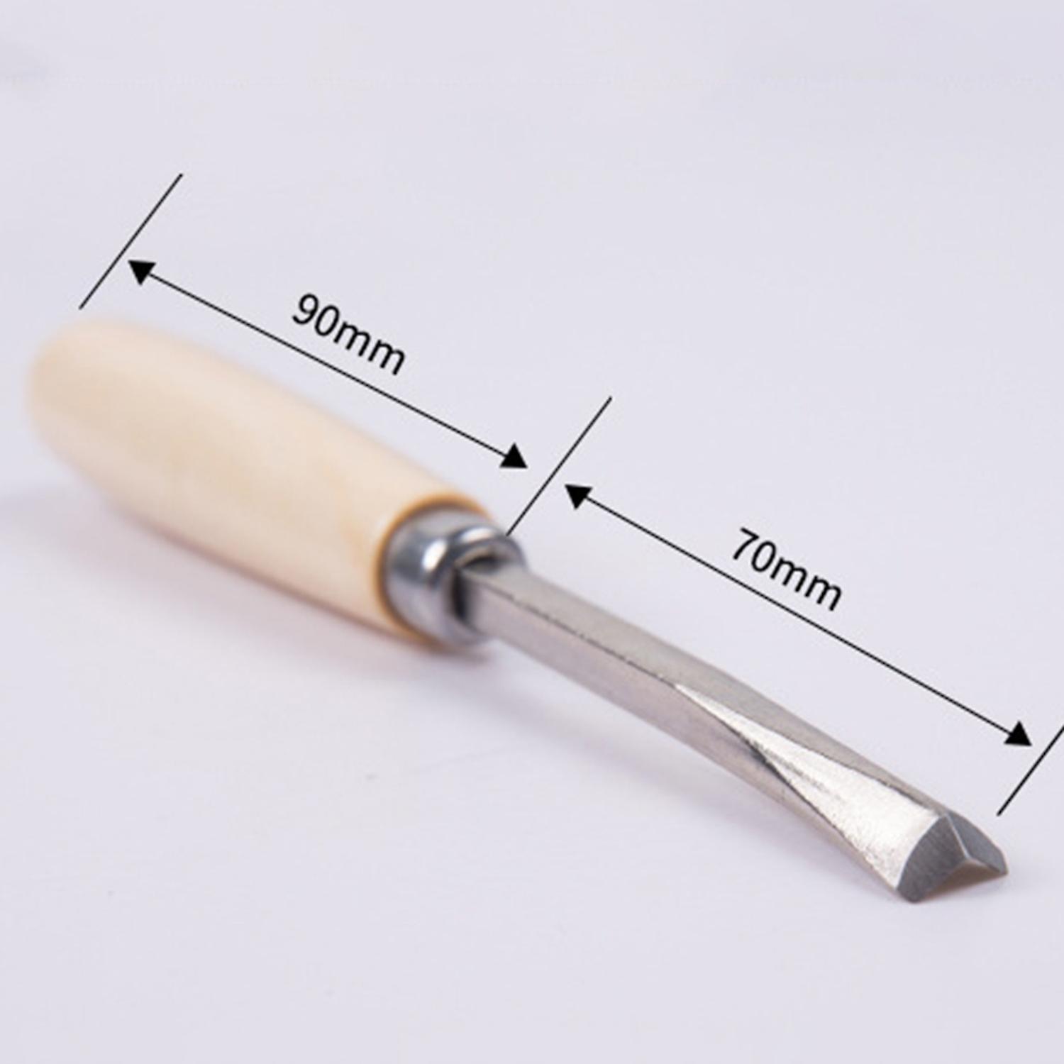 6Pcs Graving Chisels Rust-proof Anti-abrasion Stainless Steel Assorted ...