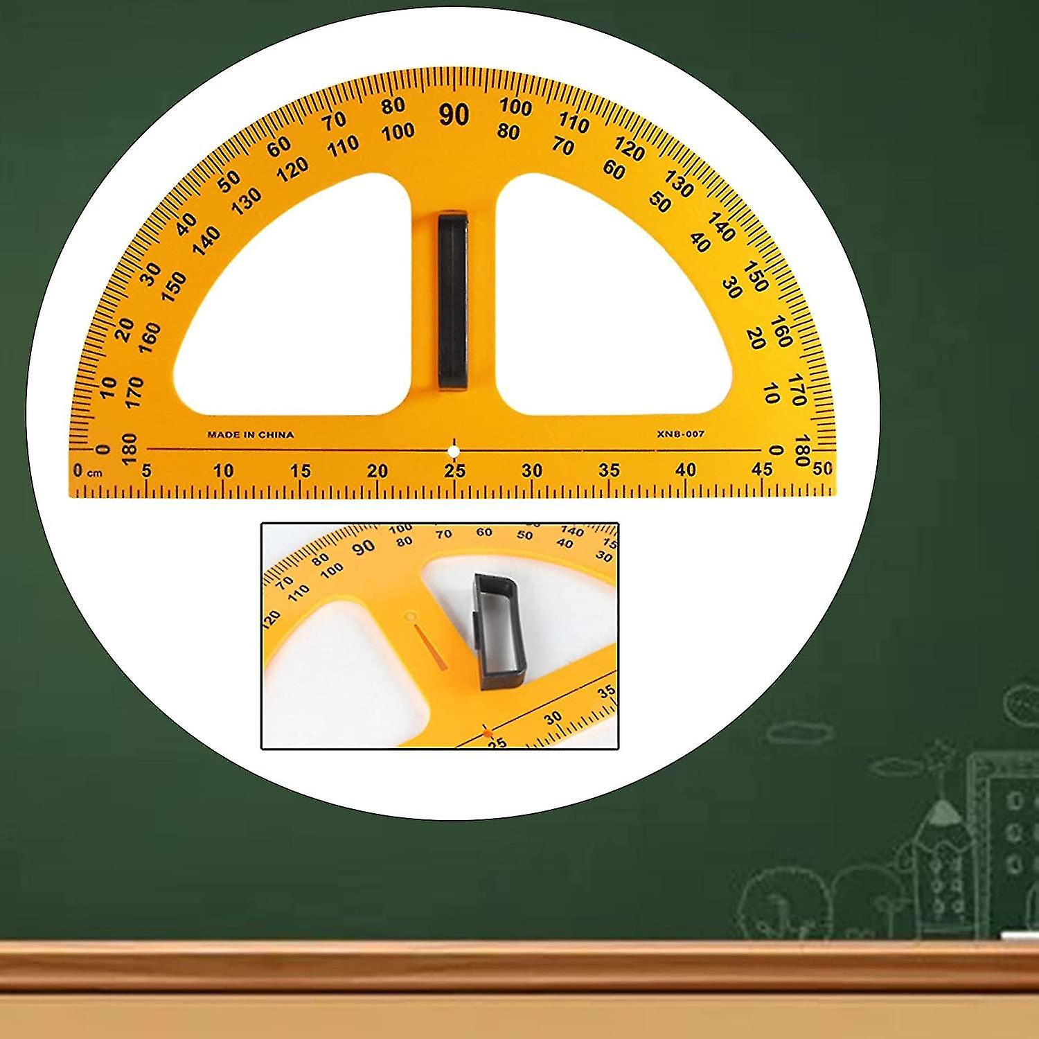 Big Size Math Geometry Ruler Measuring Rulers Tool for White Board ...