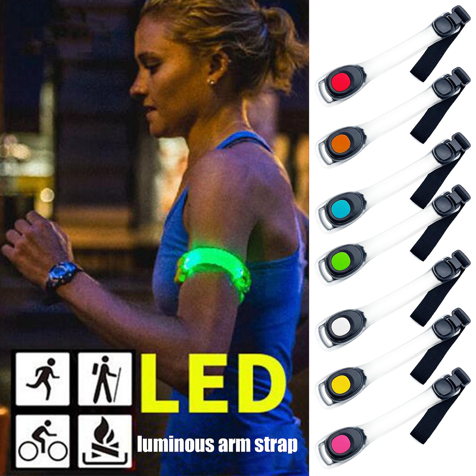 LED Light Up Armband High Visibility Outdoor Sports Flashing Luminous ...