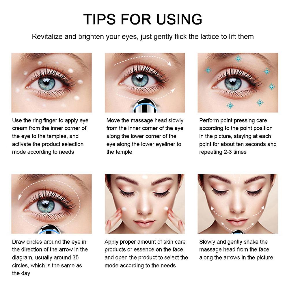 Wireless Eye Massager for Eye Beauty Reduce Eye Wrinkles Massaging ...
