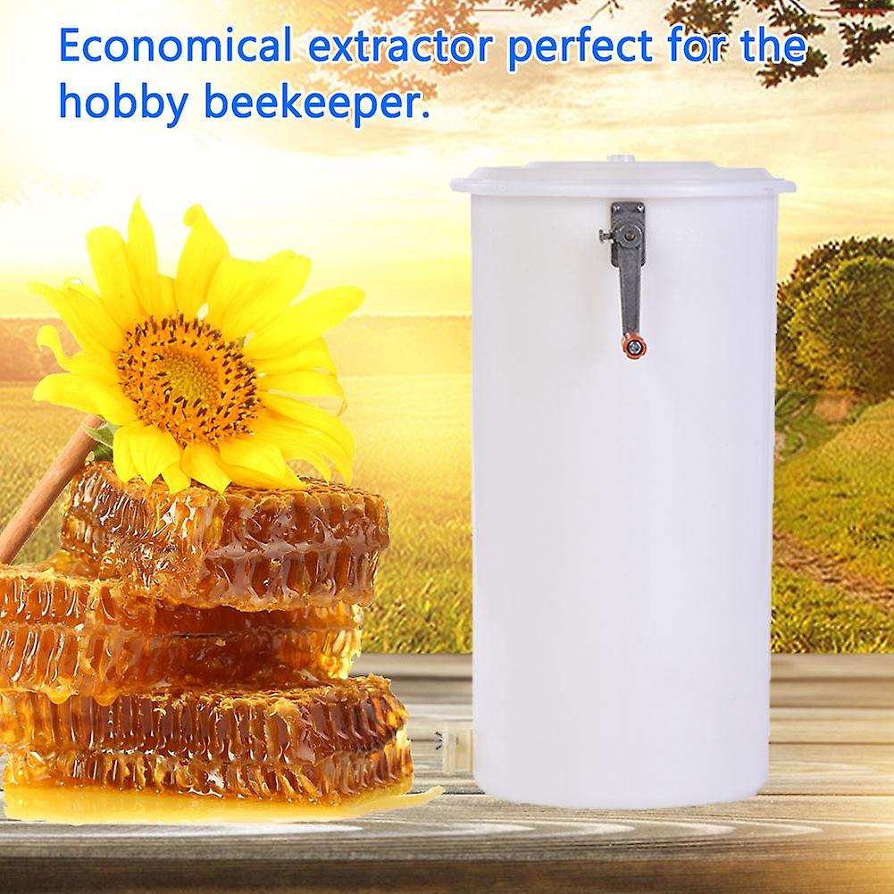 2 Frame Plastic Manual Bee Honey Extractor Honeycomb Beekeeping Equipment White | Fruugo UK