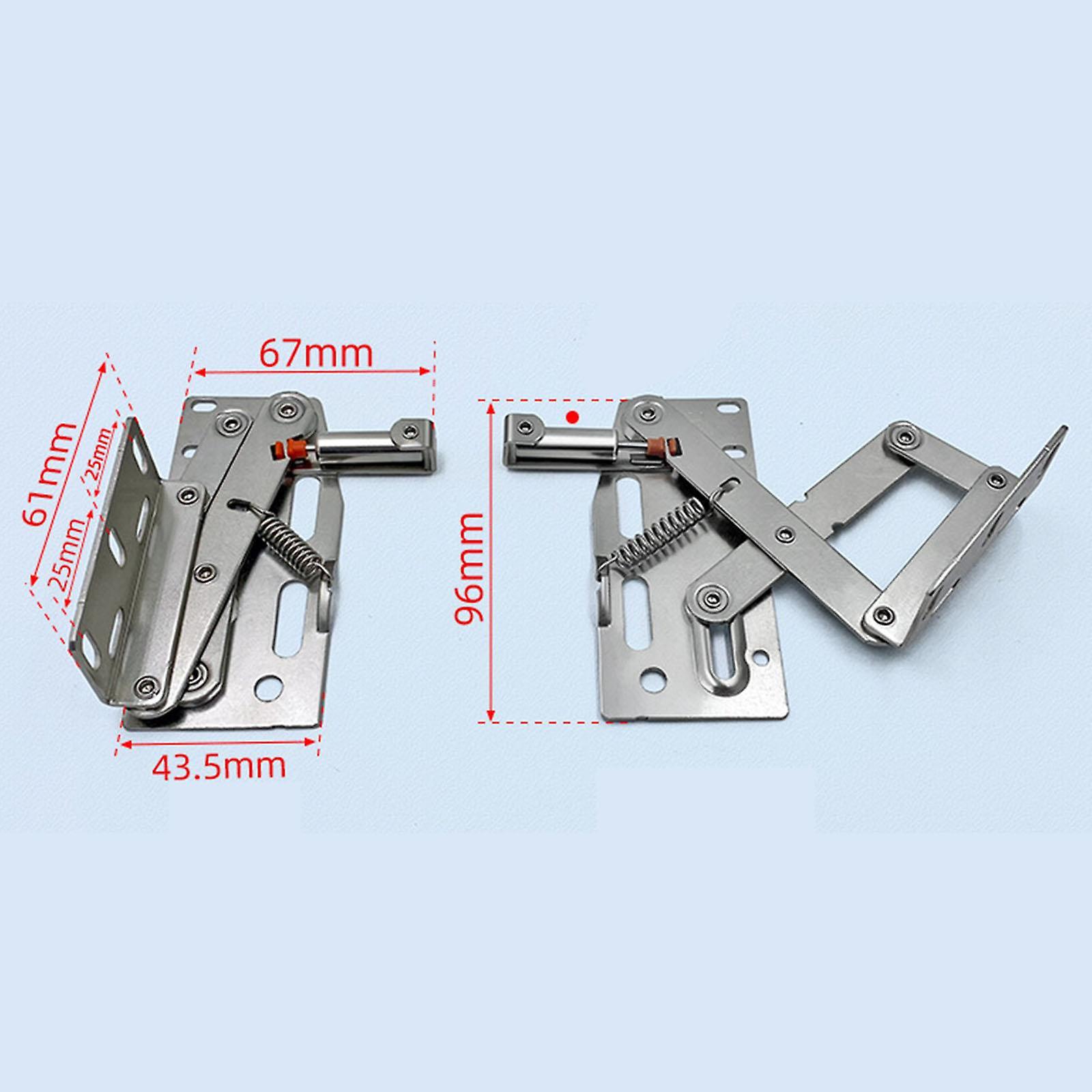 2Pcs Tip Out Tray Hinges Compact Scissors Damping Hinge for Closets ...