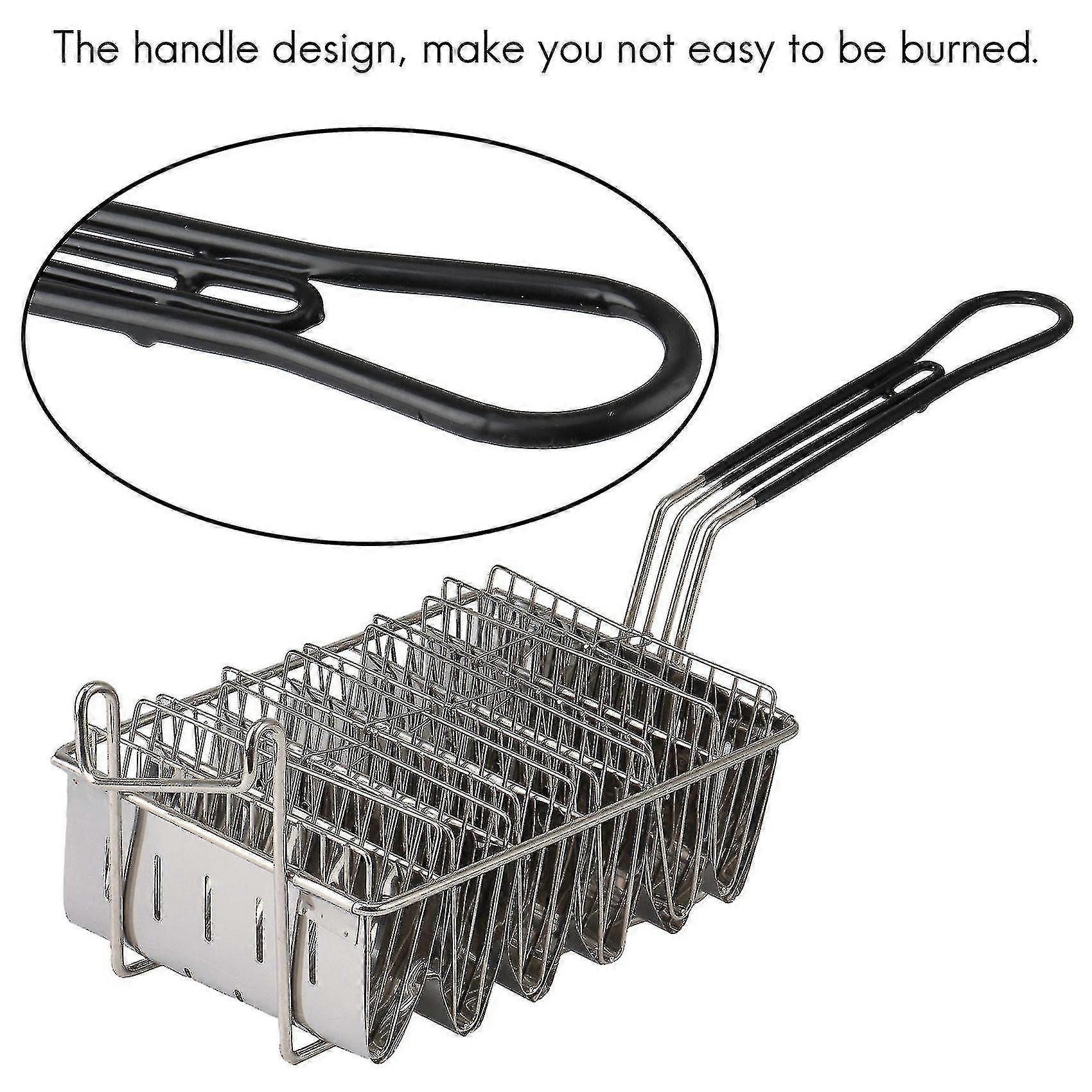 Taco Fryer Basket, Taco Shell Fryer, Holds 6 Shells Deep Fryer Taco ...