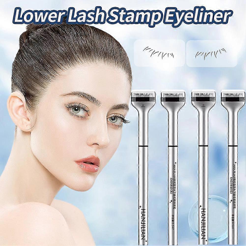 Lower Eyelash Stamp Set 2 in 1 Eyelash Stamp+ Eyeliner Waterproof ...