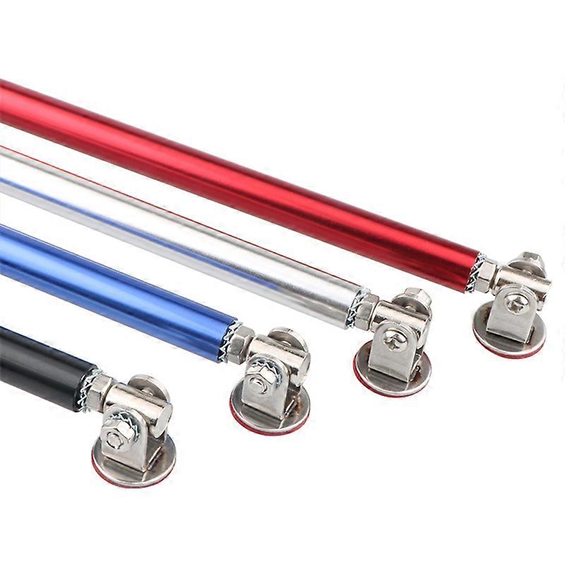 2PCS Universal Adjustable Front Bumper Lip Splitter Rod Strut Tie Bar ...