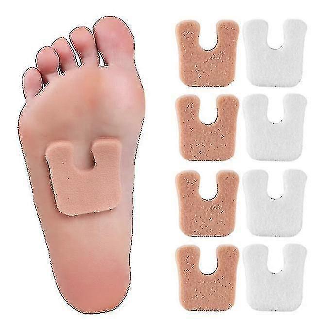 10 Pairs U-shaped Felt Callus Pad Adhesive Foot Pads U-shaped Self ...