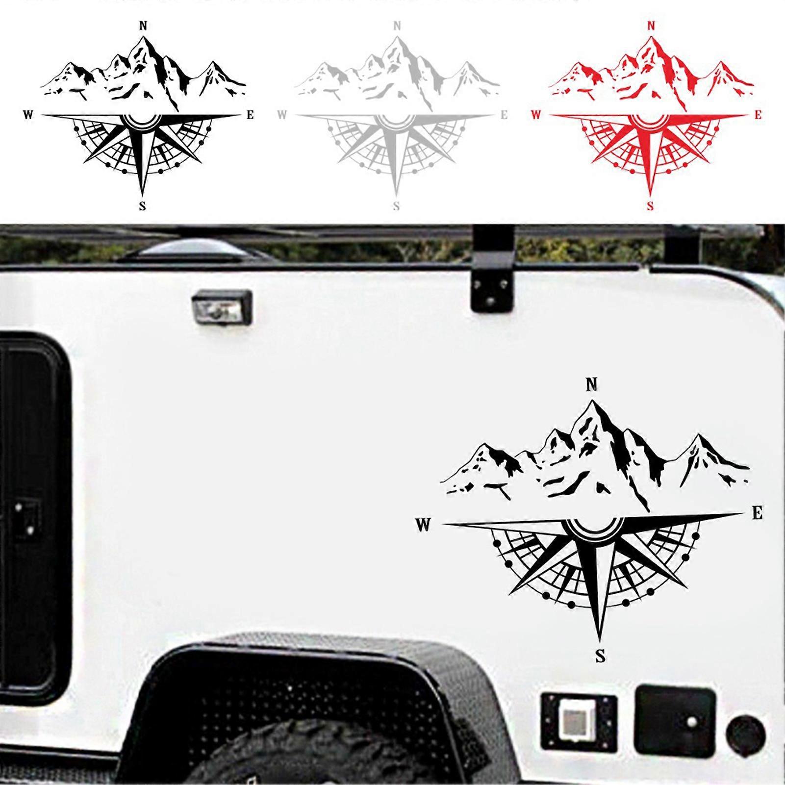 Mountain Compass Stickers, Decal for Car Hood Auto Body Side Door ...