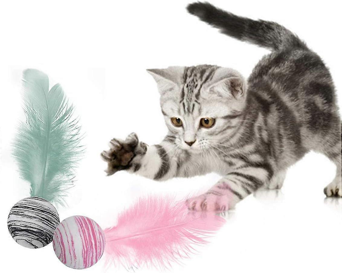 3pcs Cat Toys, Teaser Chew Cat Interactive Toys, Eva Lightweight Planet ...