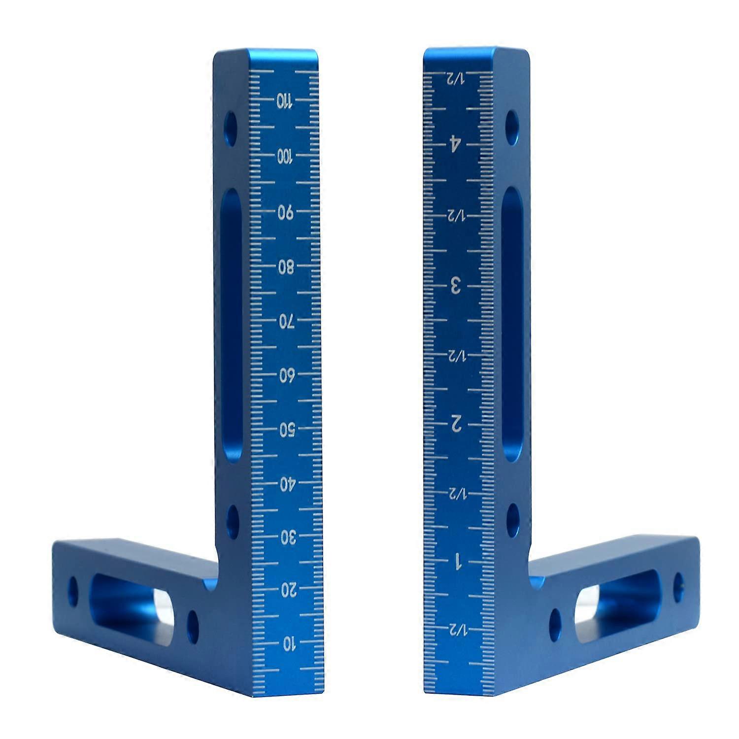 Set of 2 Aluminum Alloy 90 Degree Positioning Brackets, 12 x 12 cm ...
