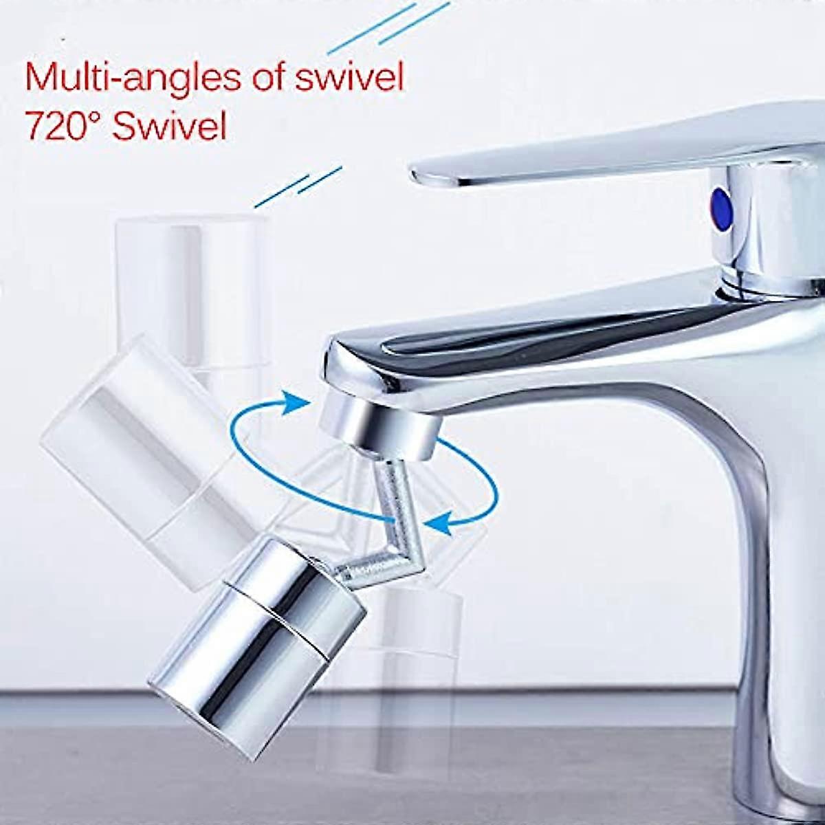 Kaxich 720Swivel Kitchen Sink Faucet Aerator Dual-Mode Water Outlet Tap ...