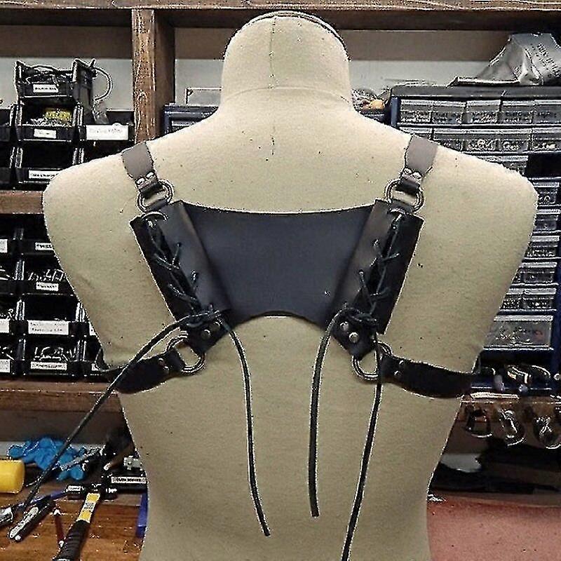 Medieval Sword Scabbard Shoulder Back Sheath Holder Frog For Men Larp ...