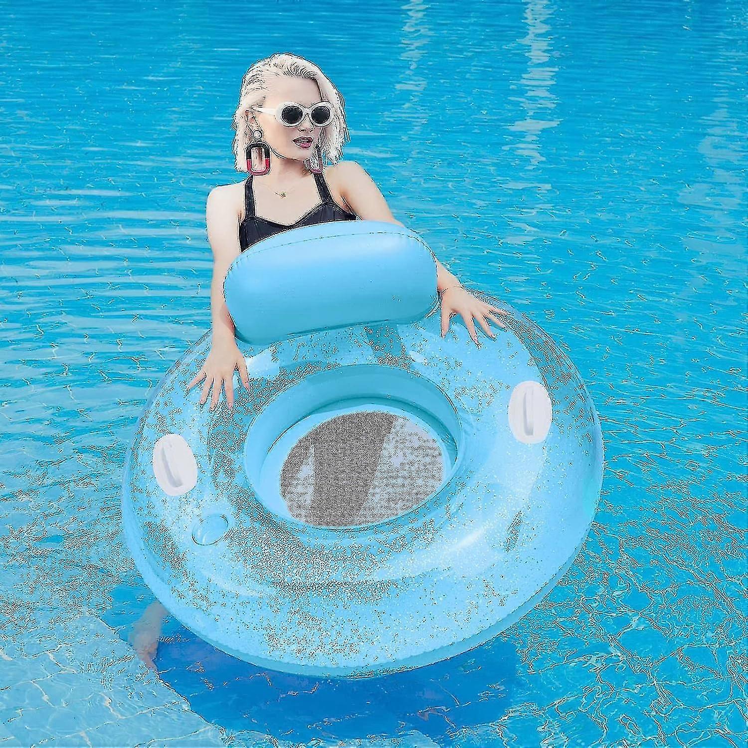 Relax in Style with our Inflatable Pool Lounger Float for Adults - Air ...
