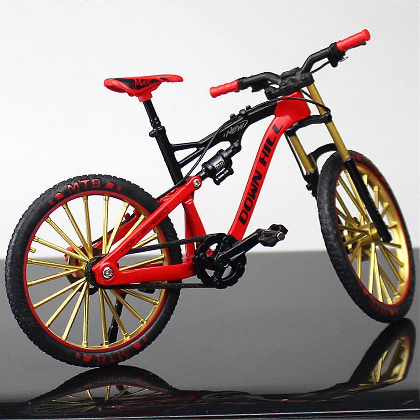 Bicycle Model 1:10 Scale Realistic Shape Alloy Downhill Mountain Bike ...