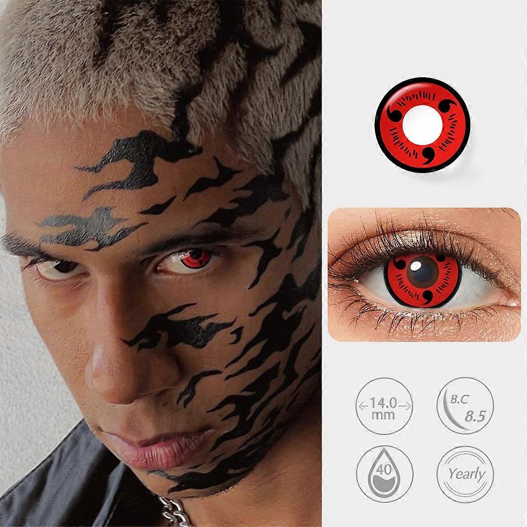 Halloween Contact Lenses Anime Cosplay Color Contact Lenses For Eyes ...