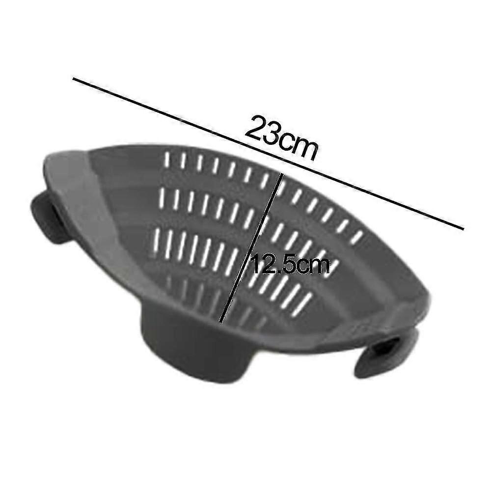 Pot Strainer And Pasta Strainer - Adjustable Silicone Clip On Strainer ...