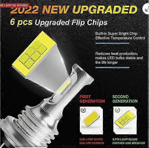 For Ford Fiesta MK7 6X 100W Bright White LED Low/Fog/Side Headlight ...