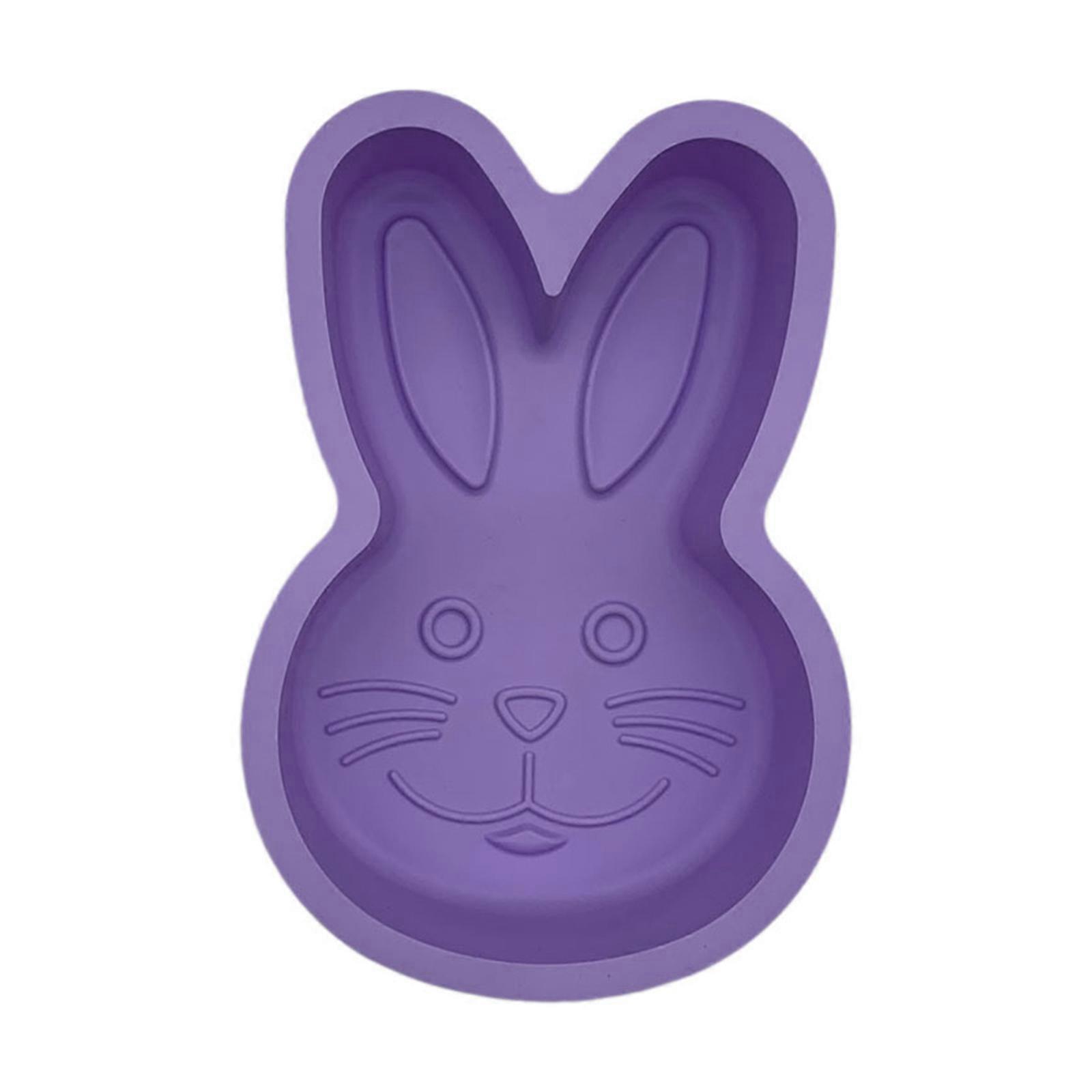 Cute Rabbit Shaped Silicone Mold Fondant Chocolate Mould DIY Cake ...