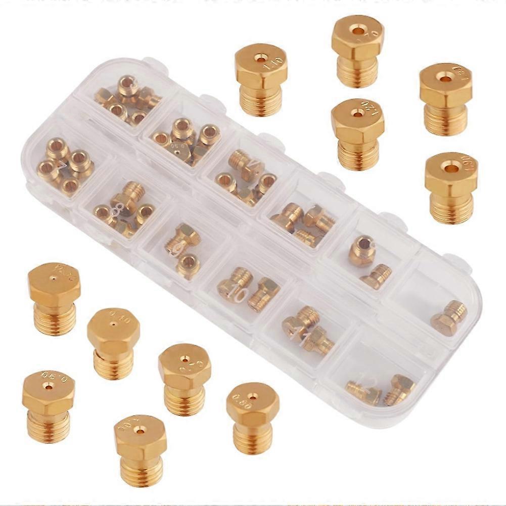 Propane LPG Brass Jet Burner Nozzle Conversion Kit (36Pcs) - M6x0.75 mm ...
