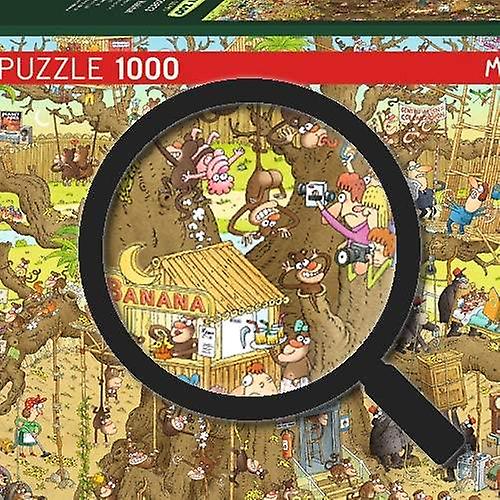 Heye Funky Zoo Monkey Habitat, Degano Jigsaw Puzzle (1000 Pieces ...