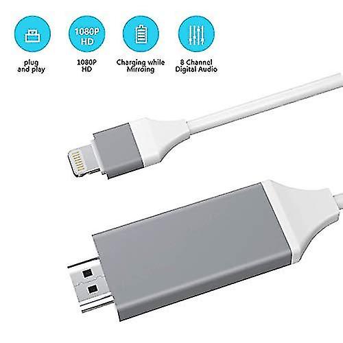 Lightning To Hdmi Adapter, 2k Lightning To Hdmi Digital Av Adapter ...